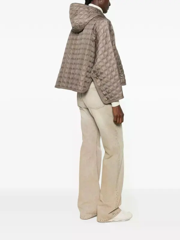 Moncler Quilted Hooded Cape