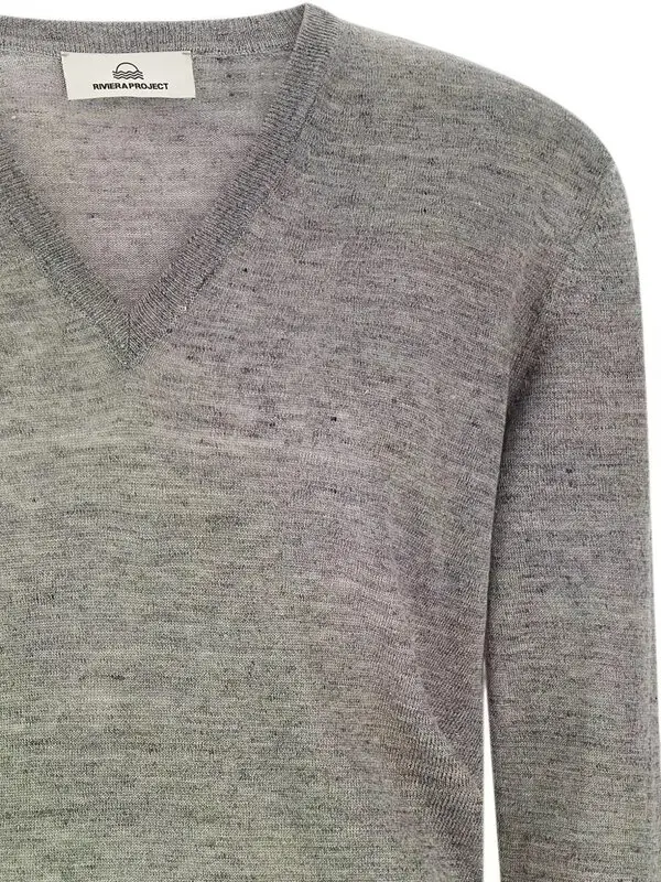 RIVIERA Melange V-neck Sweater
