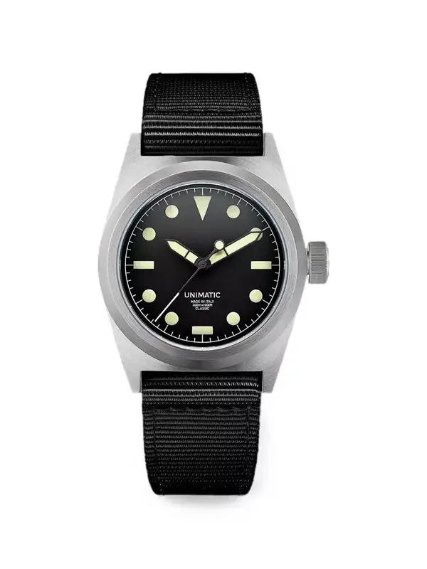UNIMATIC Uc2 Classic 38mm Watch - Black