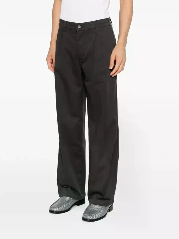 LEVI'S Pleated-detail Straight-leg Jeans
