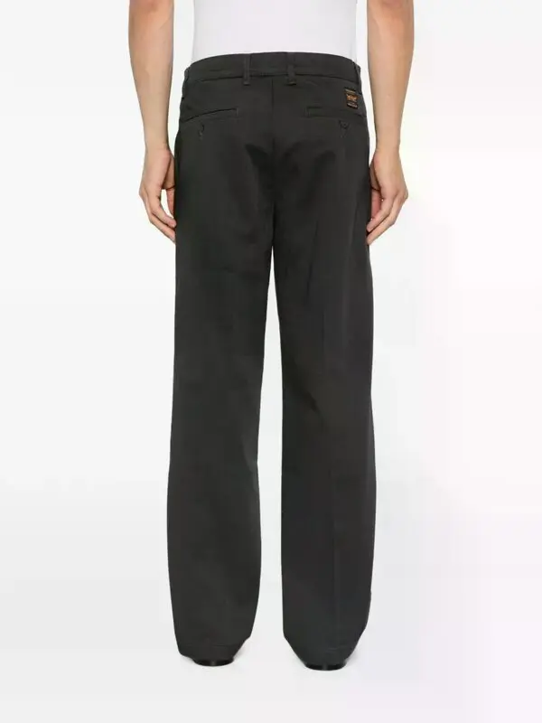 LEVI'S Pleated-detail Straight-leg Jeans