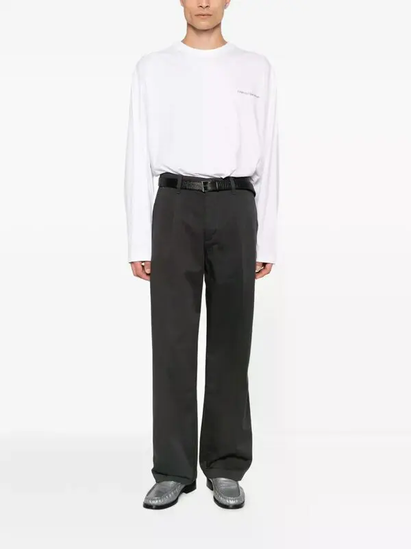LEVI'S Pleated-detail Straight-leg Jeans