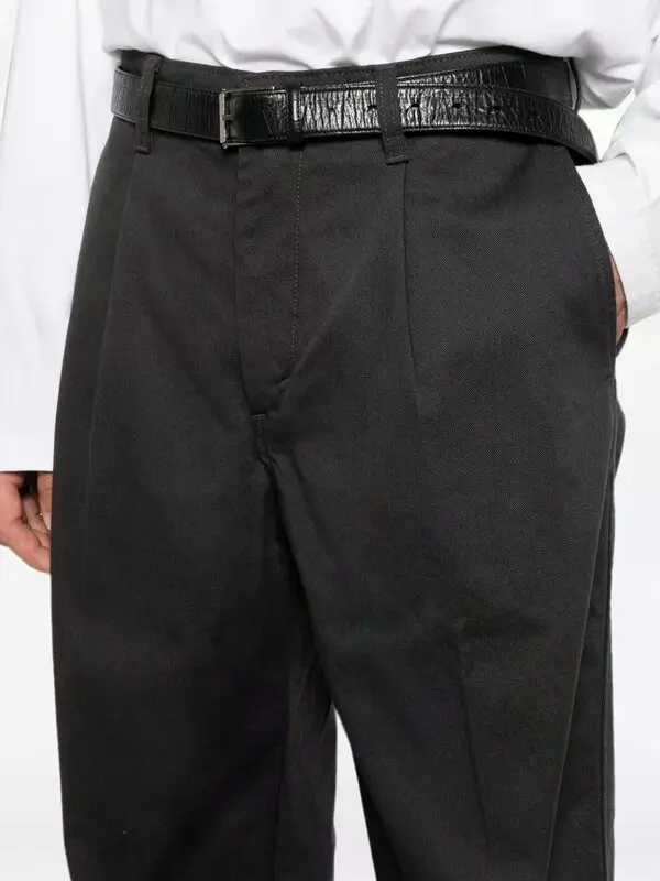LEVI'S Pleated-detail Straight-leg Jeans
