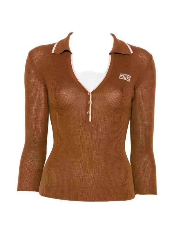 Elisabetta Franchi Short-sleeve Polo Top
