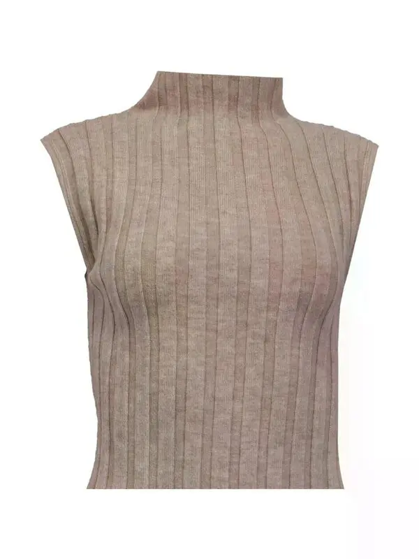 ANINE BING Miranda Ribbed-knit Top