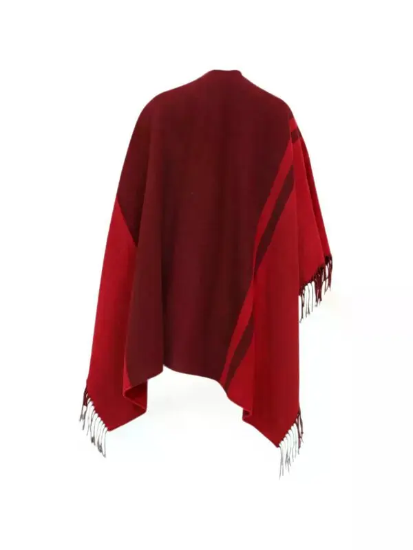 Maje Fringed Shawl - Red