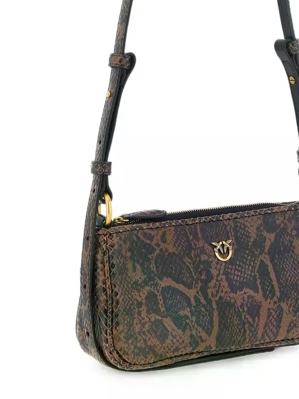 Pinko Python-print Love Bag Shoulder Bag