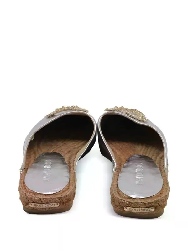JIMMY CHOO Nadene Embellished Espadrilles