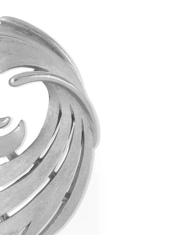 SUSAN CAPLAN 1960s Trifari Swirling Leaf Brooch