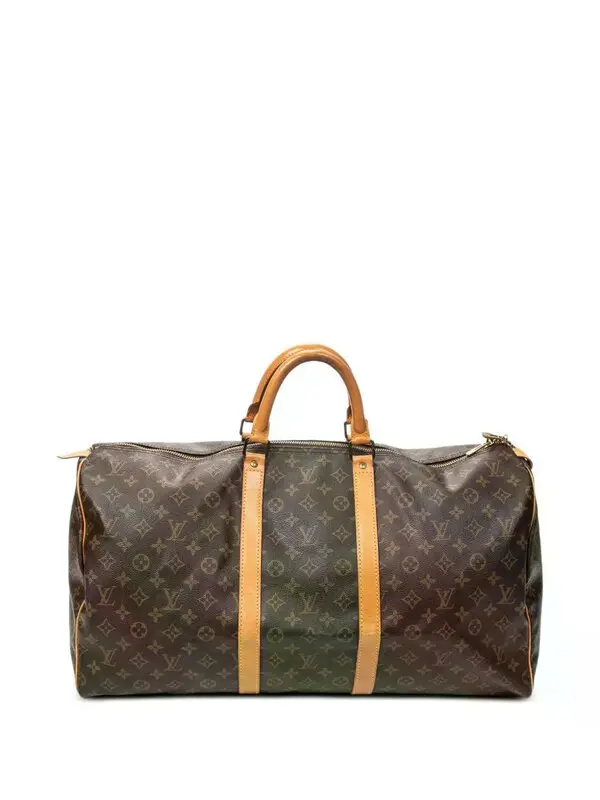 LOUIS VUITTON Monogram Canvas Keepall Travel Bag