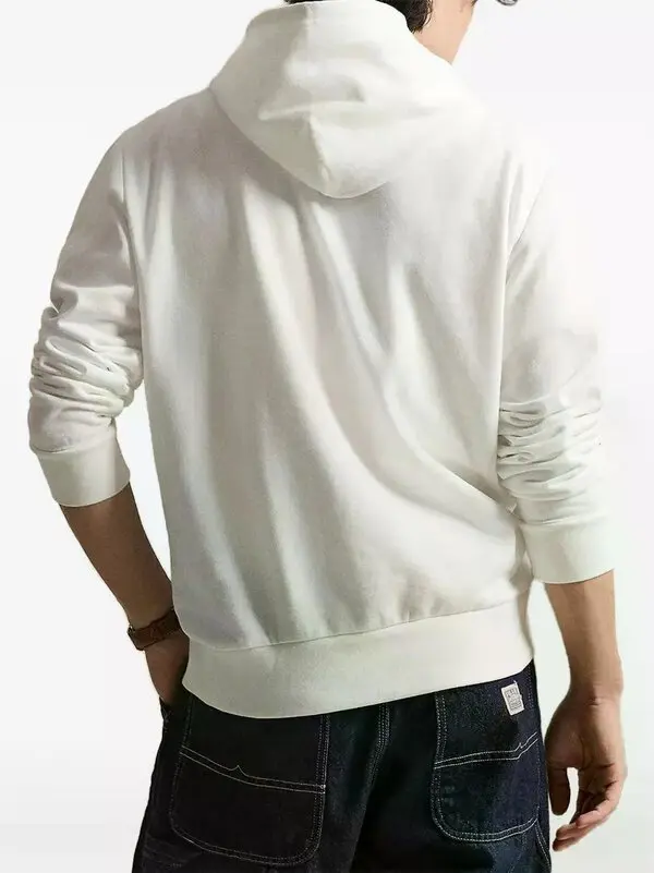 Polo Ralph Lauren Logo-embroidered Drawstring Hoodie
