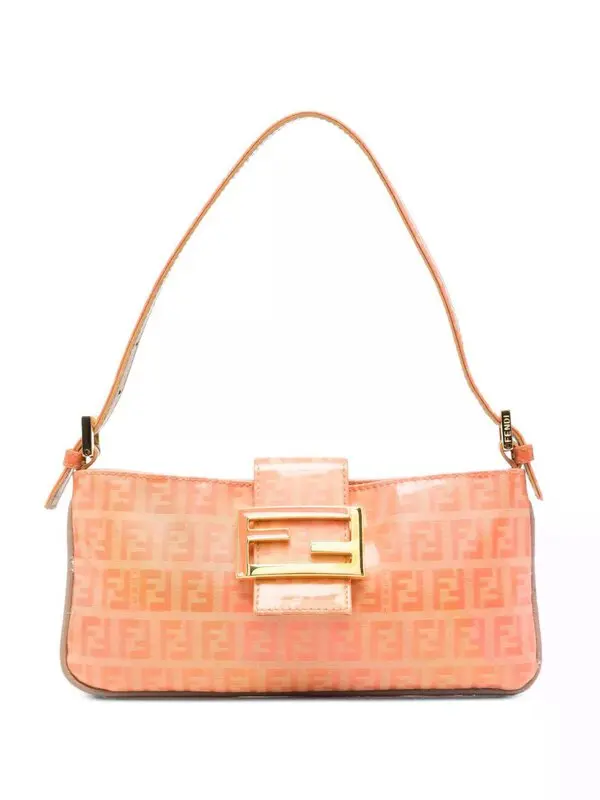 Fendi 2000s Baguette Shoulder Bag - Orange