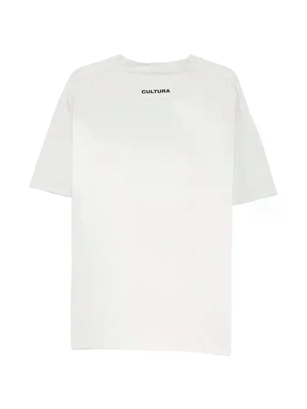 CULTURA Logo-patch T-shirt - Grey