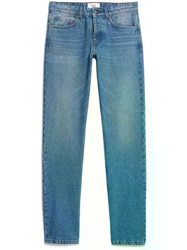 AMI Paris Tapered-leg Jeans - Blue