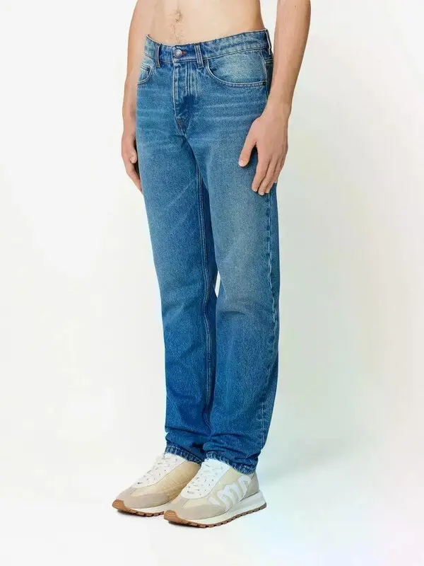 AMI Paris Tapered-leg Jeans - Blue