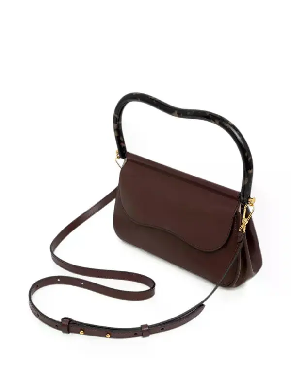 COCCINELLE Tortoiseshell-effect Handle Tote Bag - Brown