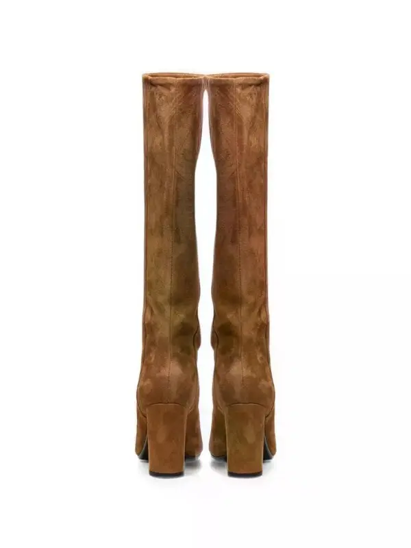 POCHE PARIS Suede Knee-high Boots