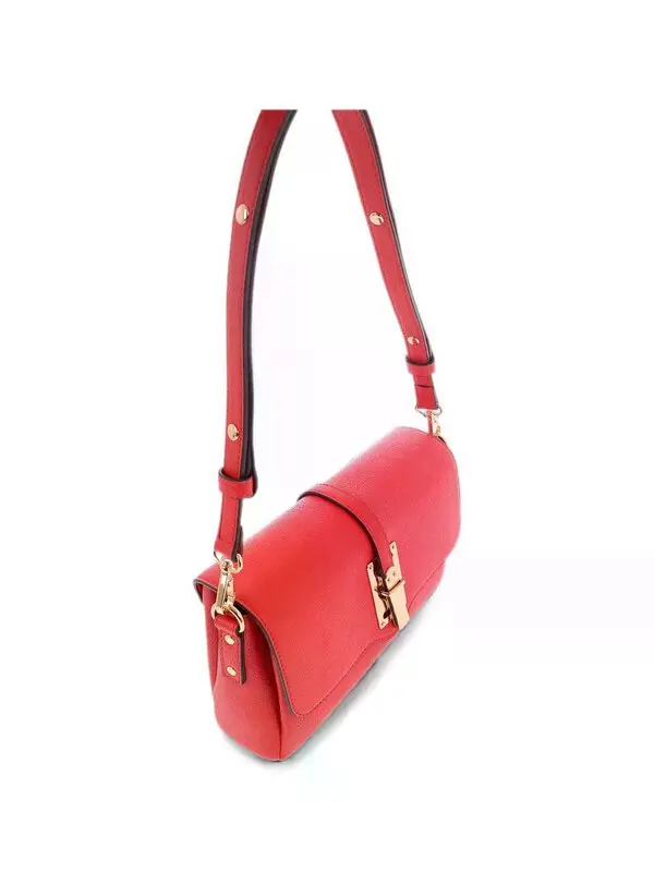 Moschino Logo Foldover Shoulder Bag