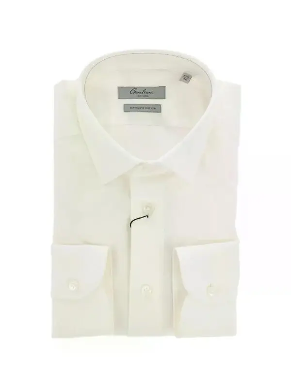 Corneliani Button-down Pocket-details Cotton Shirt - Neutrals