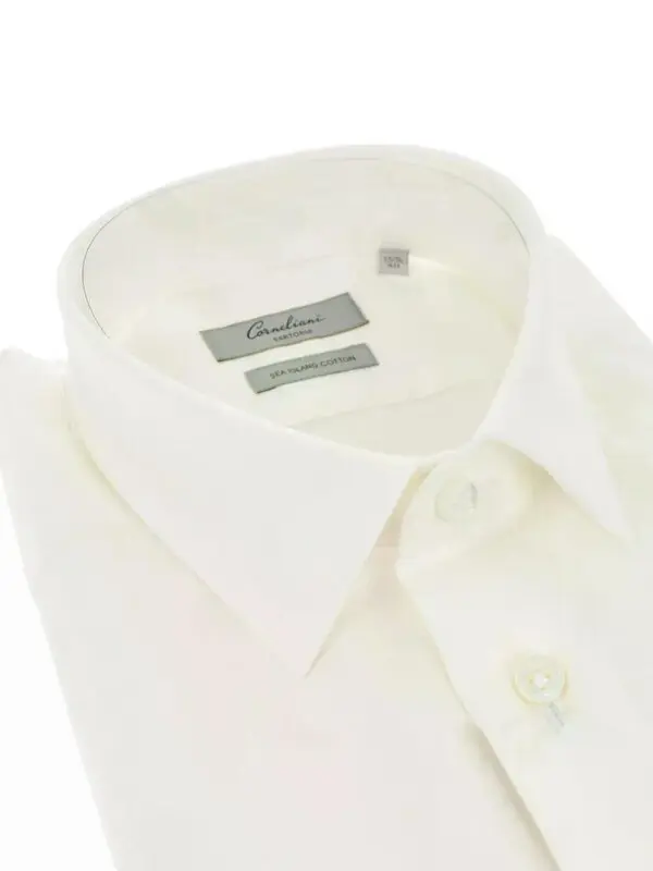 Corneliani Button-down Pocket-details Cotton Shirt