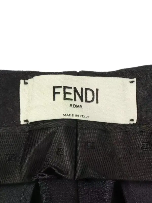 Fendi Belted Tailored Trousers