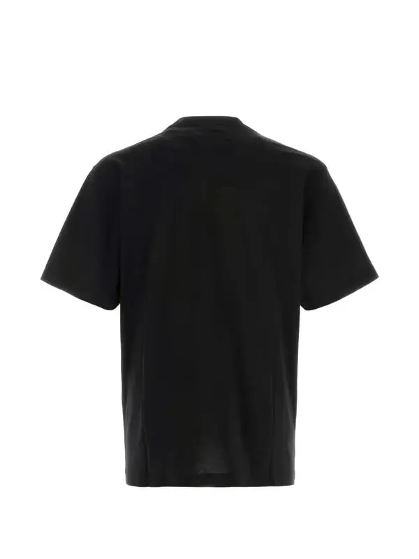 Gucci Web-stripe Logo-print T-shirt - Black