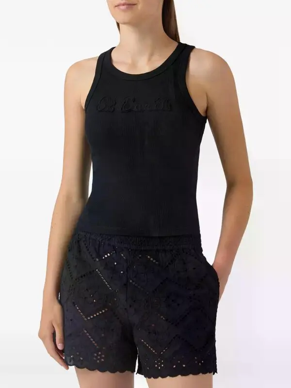 MC2 SAINT BARTH Ada Ribbed Tank Top