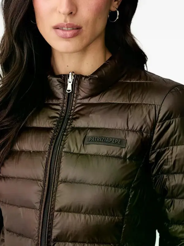 Patrizia Pepe Quilted-finish Zip-up Jacket