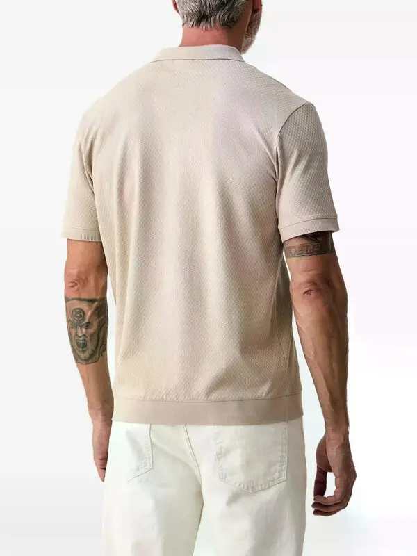 JOOP! Quarter-zip Polo Shirt - Neutrals