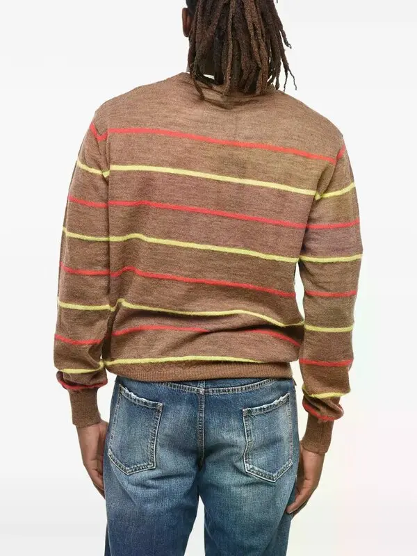 Dsquared2 Striped Embroidered Sweater