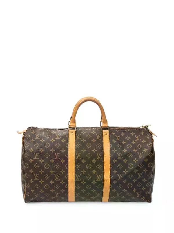 LOUIS VUITTON 50 Keepall Monogram Luggage - Brown