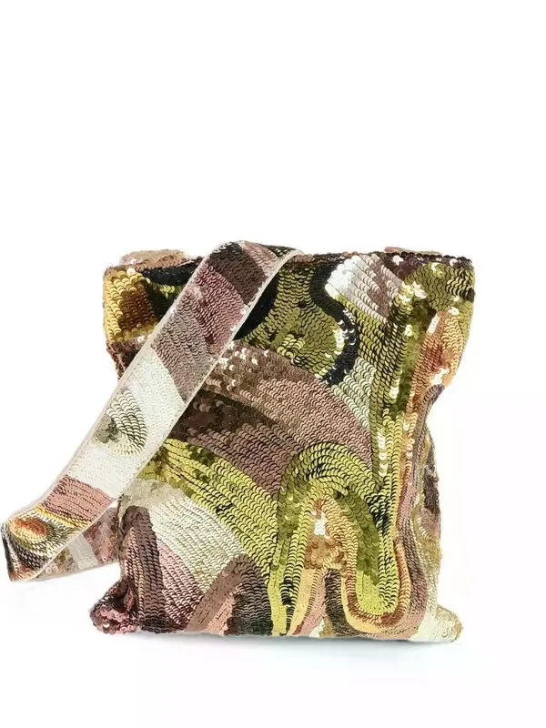 Dsquared2 Sequin-embellished Messenger Bag - Brown