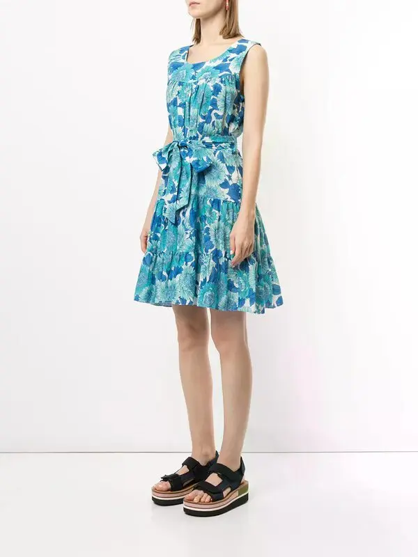 BAMBAH Floral Print Flared Dress