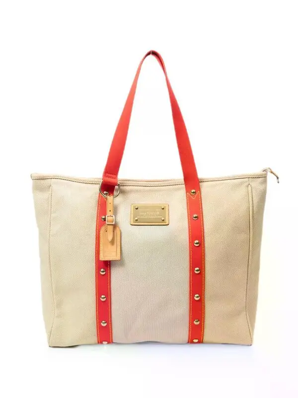 LOUIS VUITTON Antigua Cabas Gm Shoulder Bag
