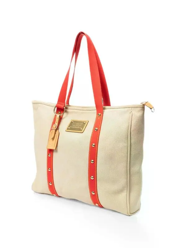 LOUIS VUITTON Antigua Cabas Gm Shoulder Bag