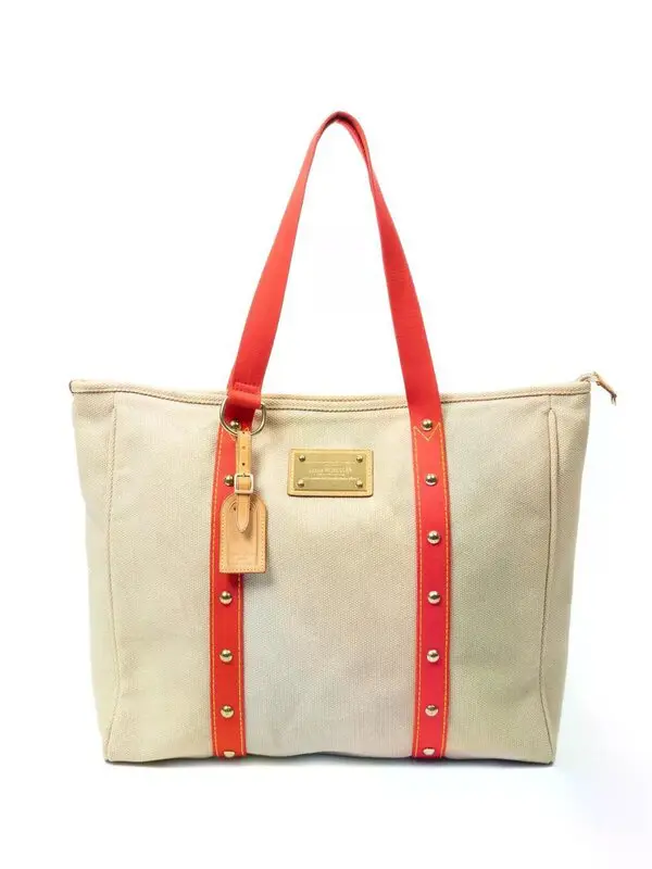 LOUIS VUITTON Antigua Cabas Gm Shoulder Bag - Neutrals
