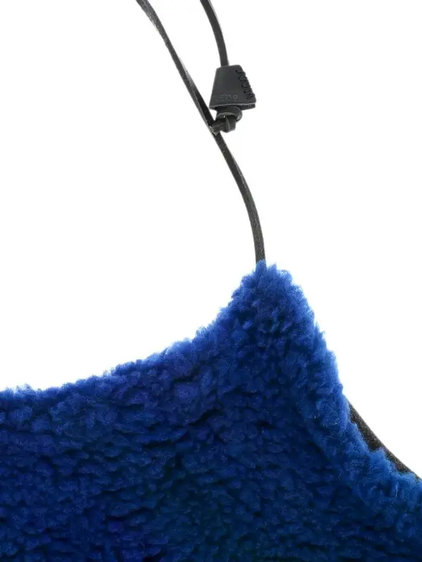 Dsquared2 Fleece-texture Drawstring Scarf