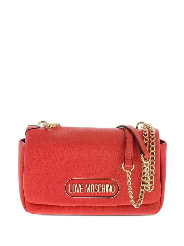 Moschino Logo-detail Shoulder Bag - Red