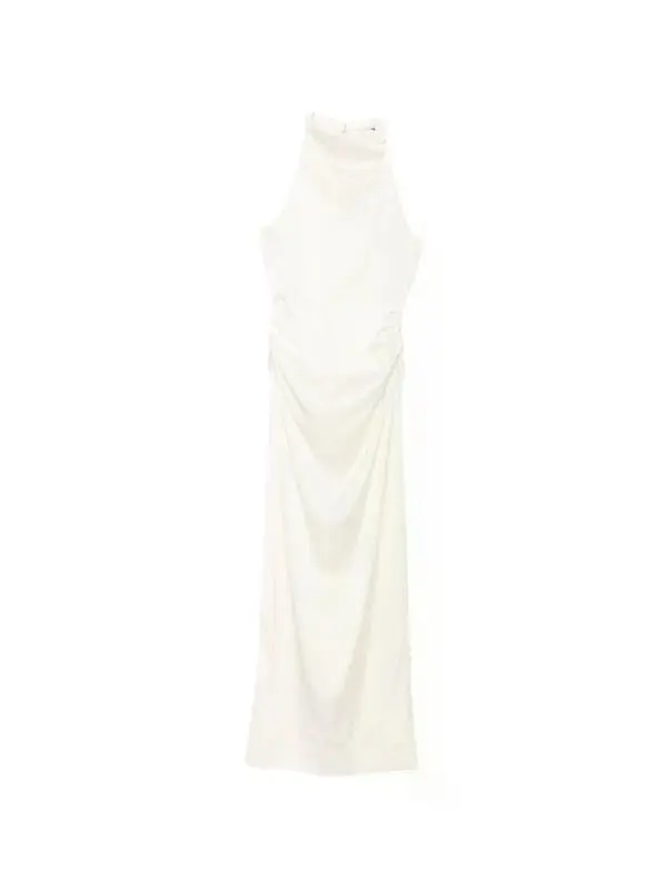 ROTATE BY BIRGER CHRISTENSEN Sleeveless Maxi Dress - Neutrals
