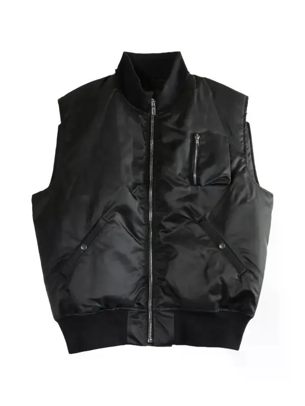 Rick Owens Sl Tankers Gilet - Black