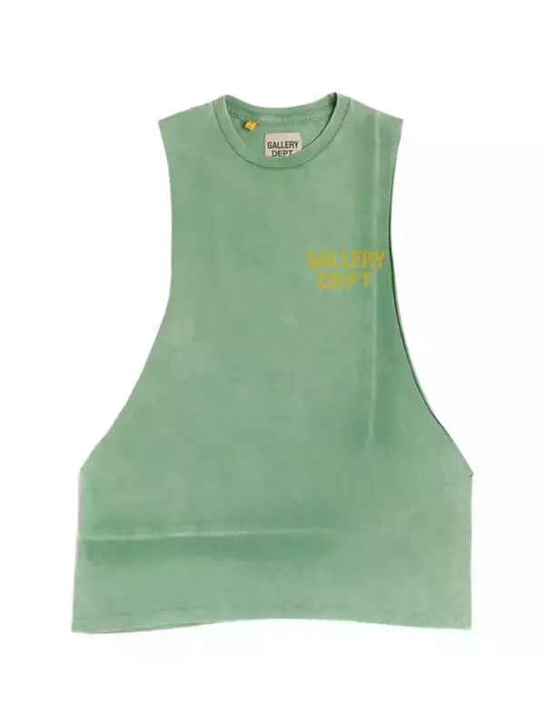 GALLERY DEPT. Logo-print Sleeveless Top - Green