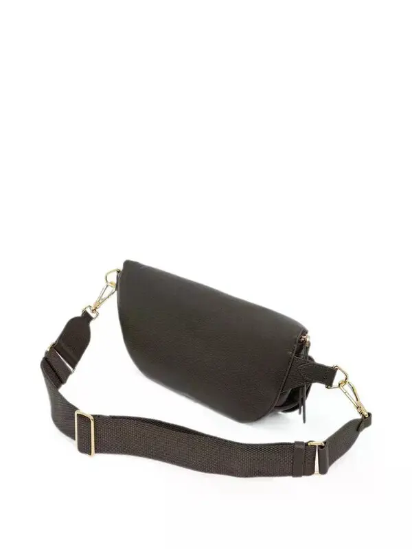 COCCINELLE Small Mavery Pocket Grained-leather Cross Body - Brown