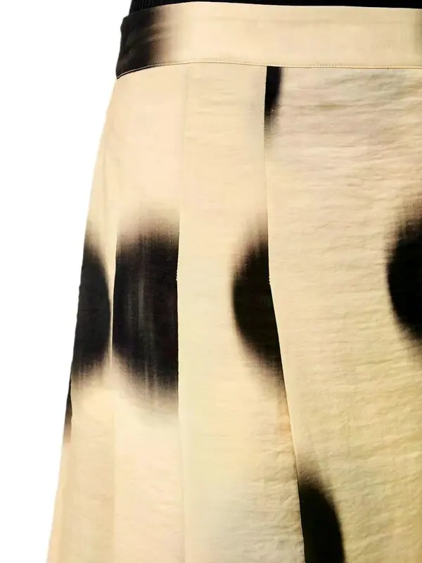 Stine Goya Polka-dot Pleated Midi Skirt