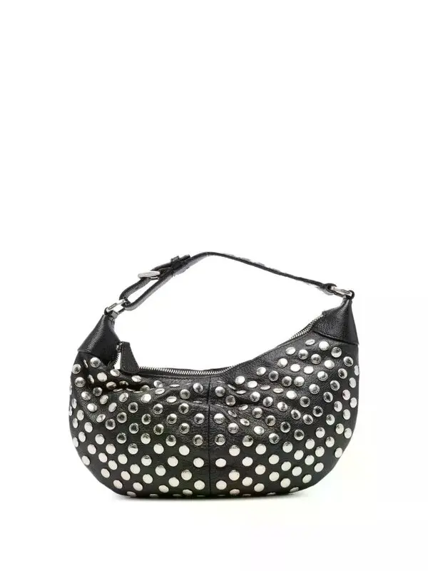 Prada 2000s Studded Leather Tote Bag