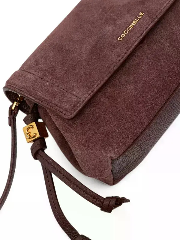 COCCINELLE Mini Thesssuede Leather Shoulder Bag
