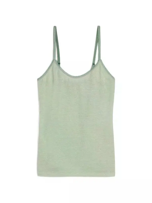 Momoni Airelle Lurex-jersey Top