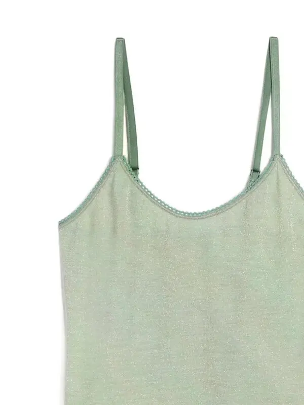 Momoni Airelle Lurex-jersey Top
