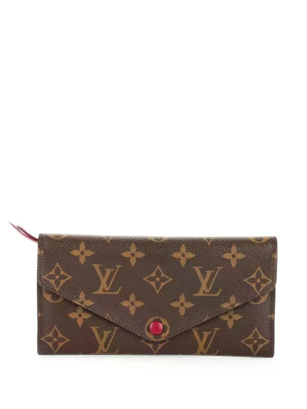 LOUIS VUITTON Emilie Monogram Wallet - Brown