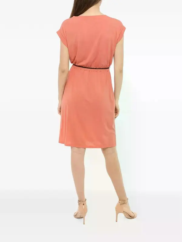 Woolrich Tassel-detail Elasticated-waist Midi Dress - Orange
