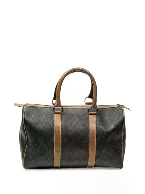 Dior Honey-comb Boston Handbag - Grey